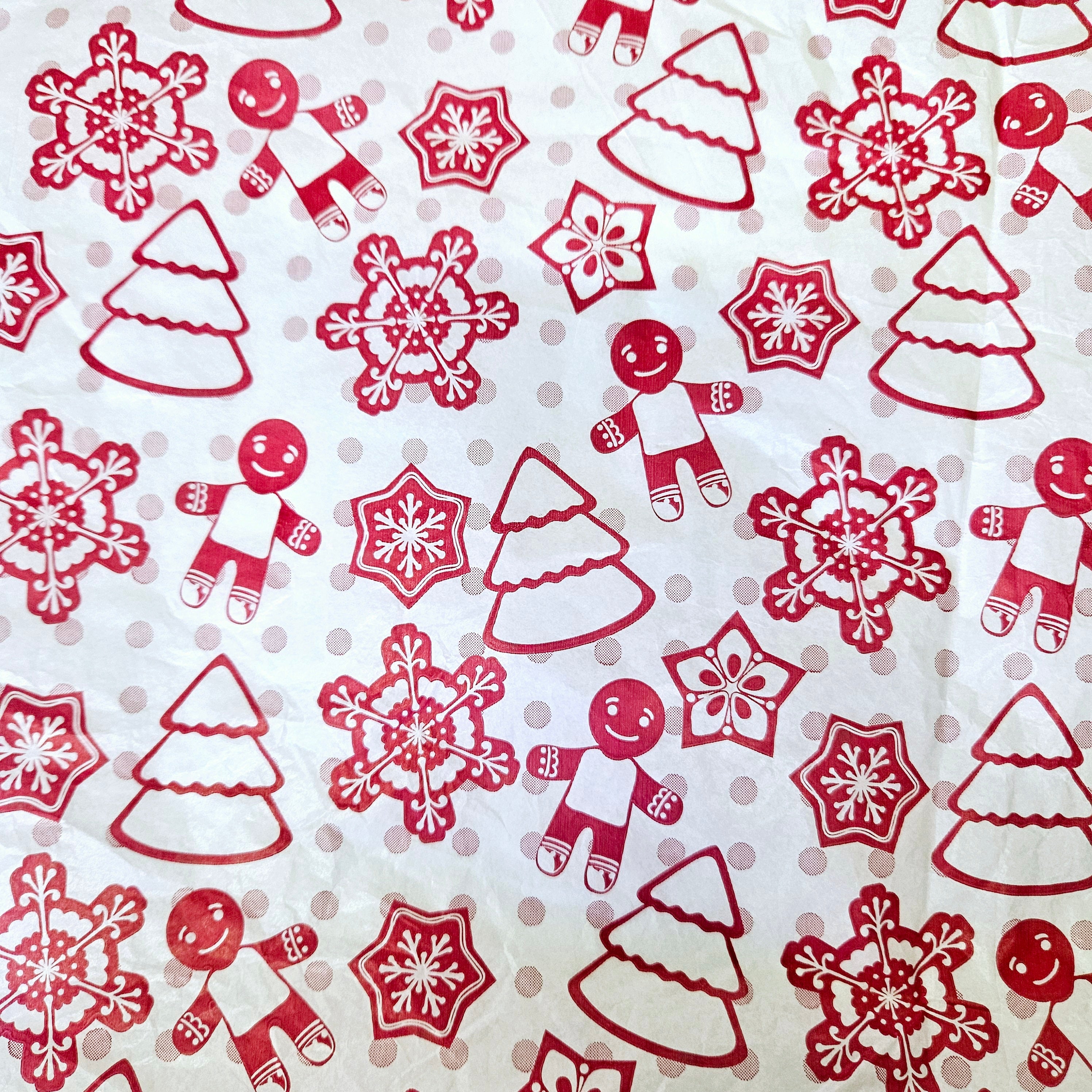Christmas Tissue Paper Gingerbread Man (Pack of 4 or 12) – B Moore ...