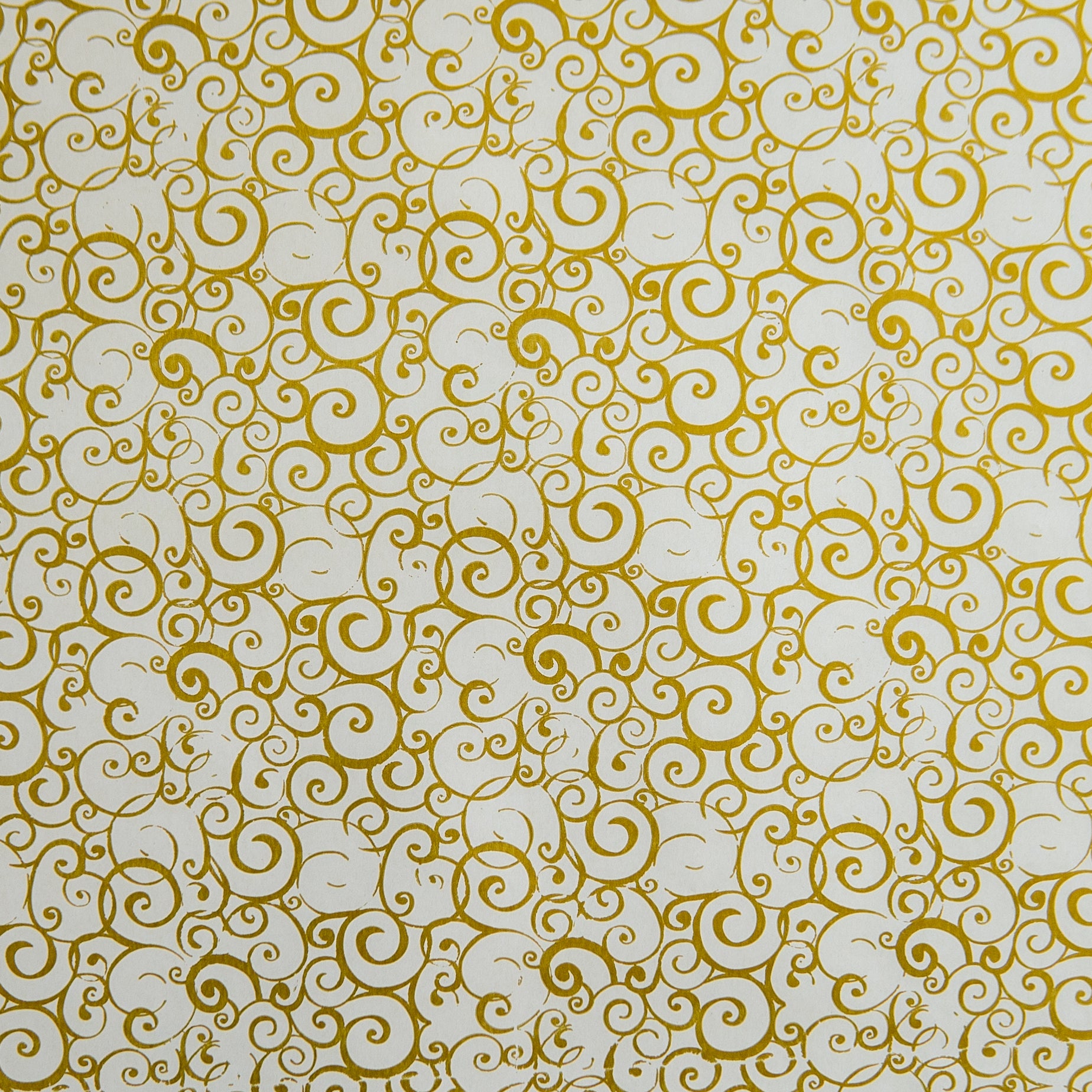 Wrapping Paper White with Gold Curls (10 Meter Roll) – B Moore Giftwrap ...