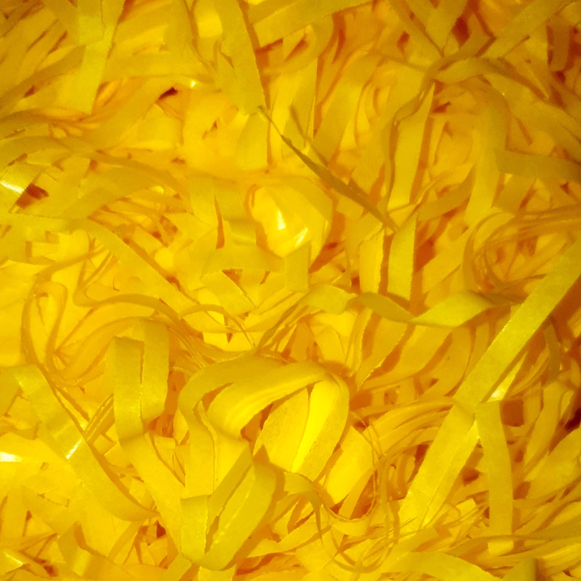 Yellow Shredded Tissue Paper 50g – B Moore Giftwrap Solutions